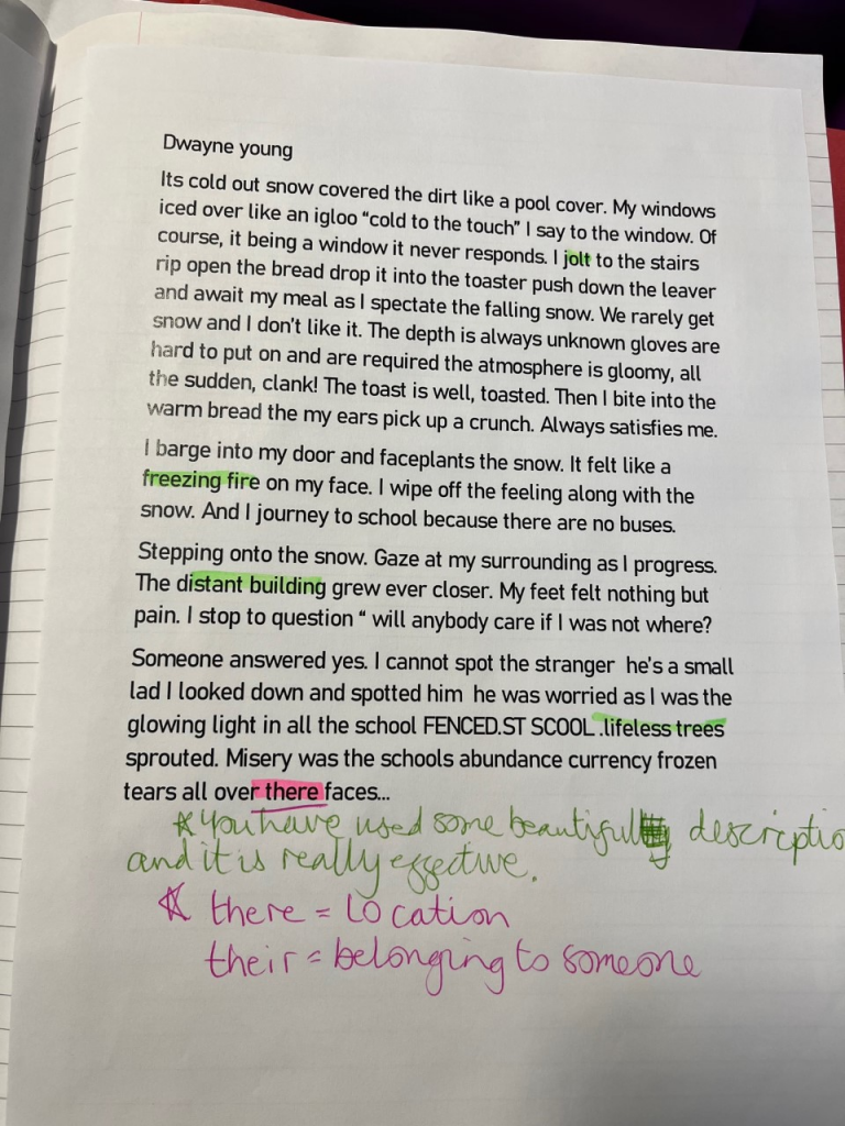 English – Riversides School